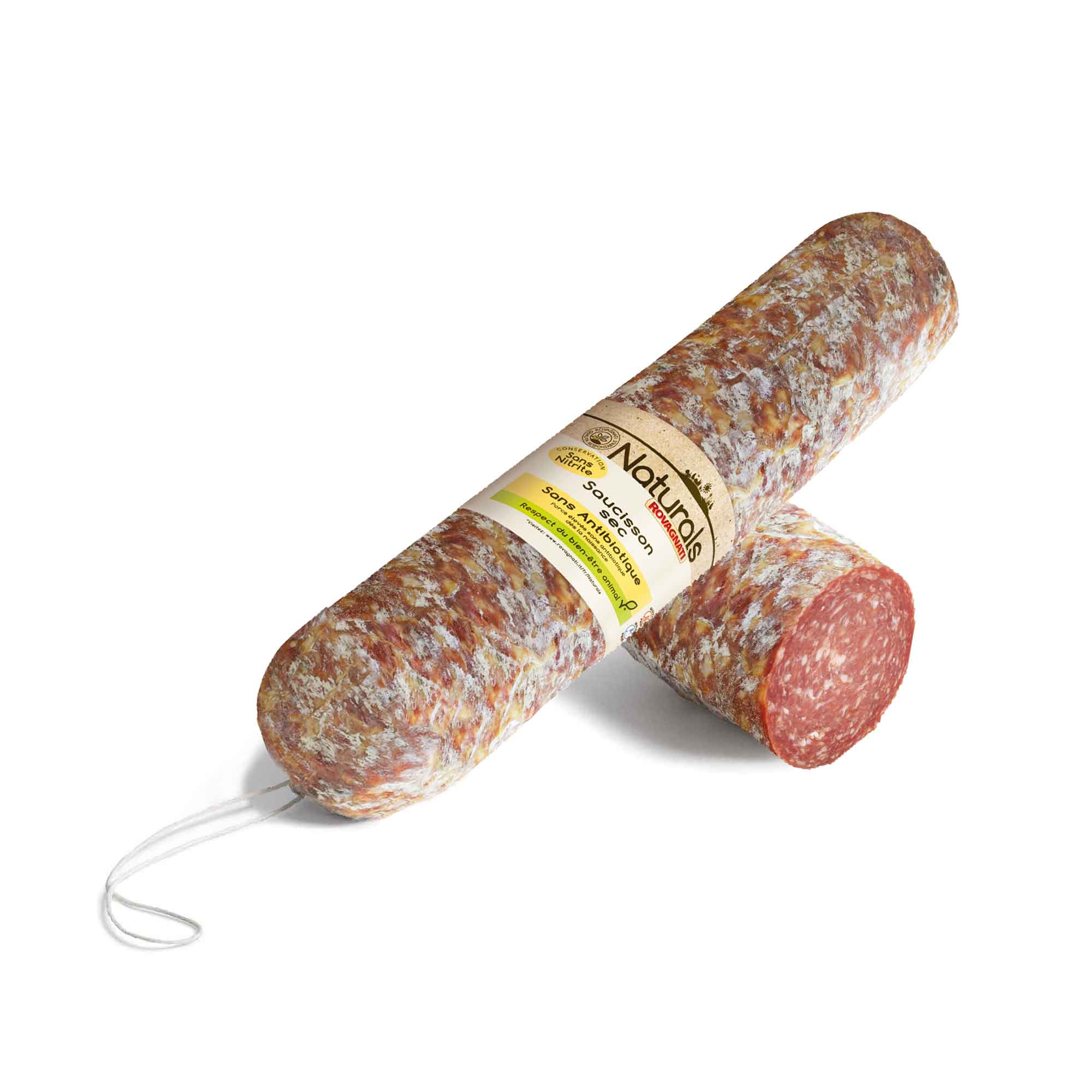 Saucisson sec nature Naturals - Rovagnati